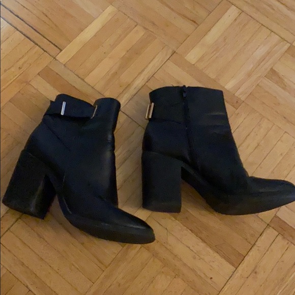 JustFab | Shoes | Black Booties | Poshmark